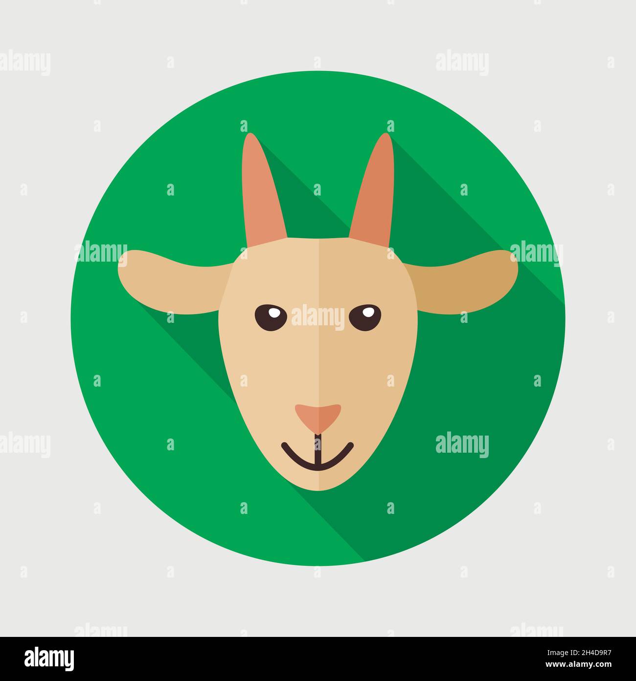Shadow Farm Goat Stock Vector Images - Alamy