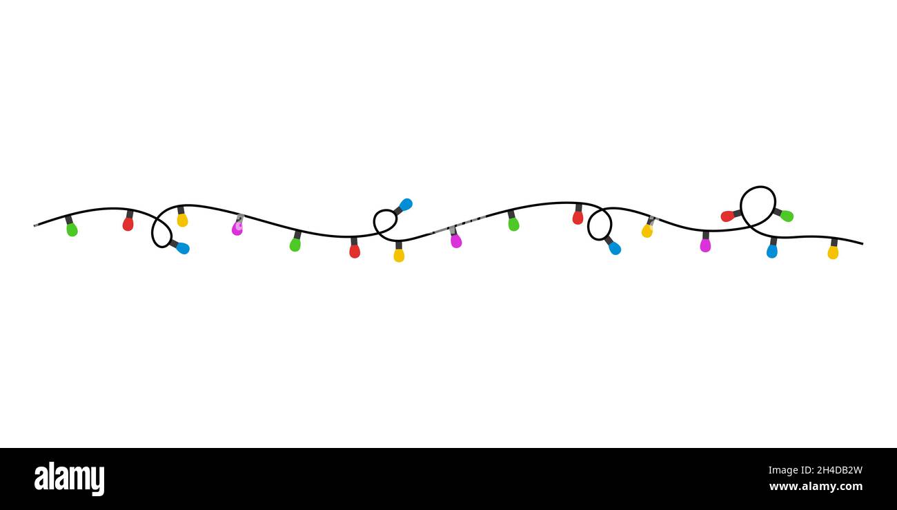 Decorative lights set icon Cut Out Stock Images & Pictures - Alamy