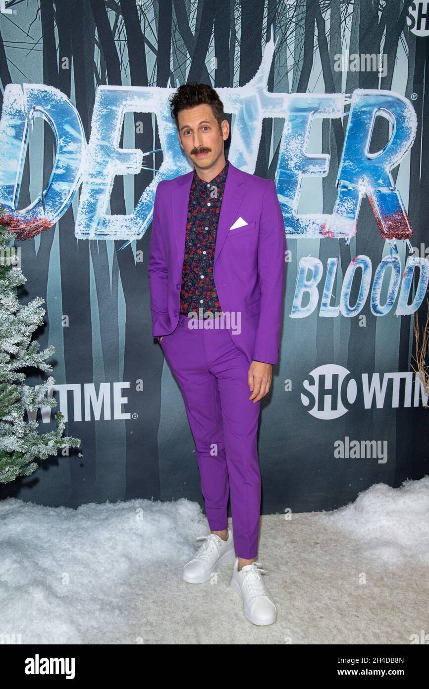 New York, United States. 01st Nov, 2021. David Magidoff attends the world premiere of "Dexter ...