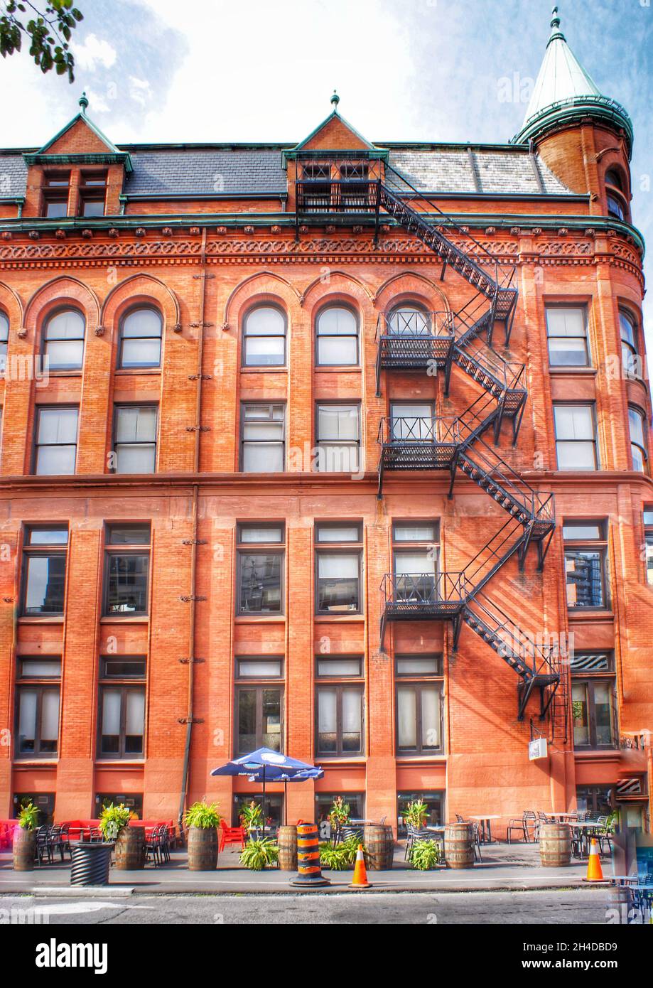 Mural on gooderham building hi-res stock photography and images - Alamy