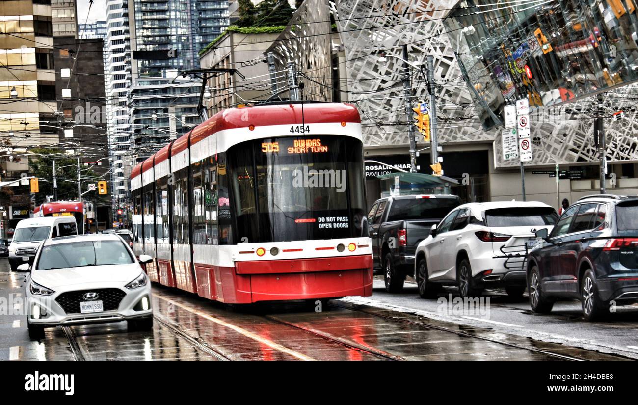 Red tramcar hi-res stock photography and images - Alamy