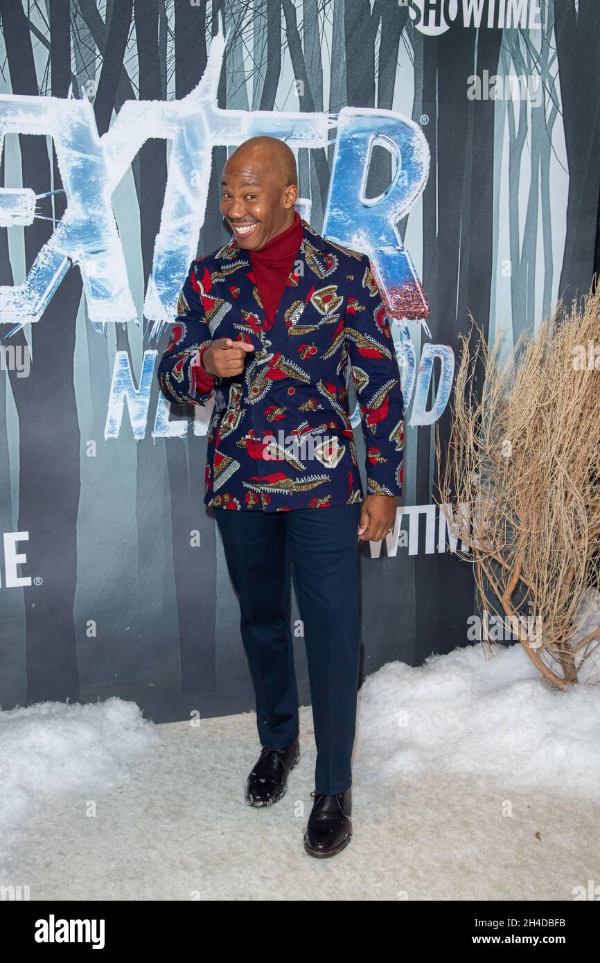 New York, United States. 01st Nov, 2021. Erik King attends the world ...