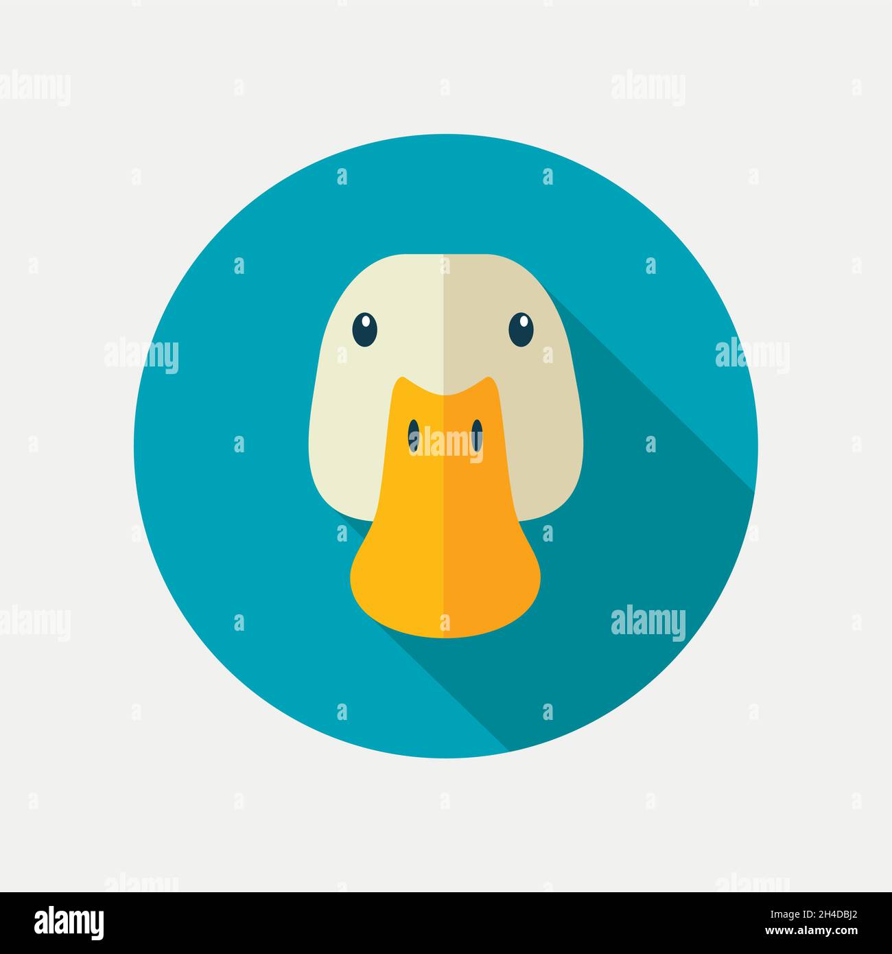 Duckling shadow Stock Vector Images - Alamy