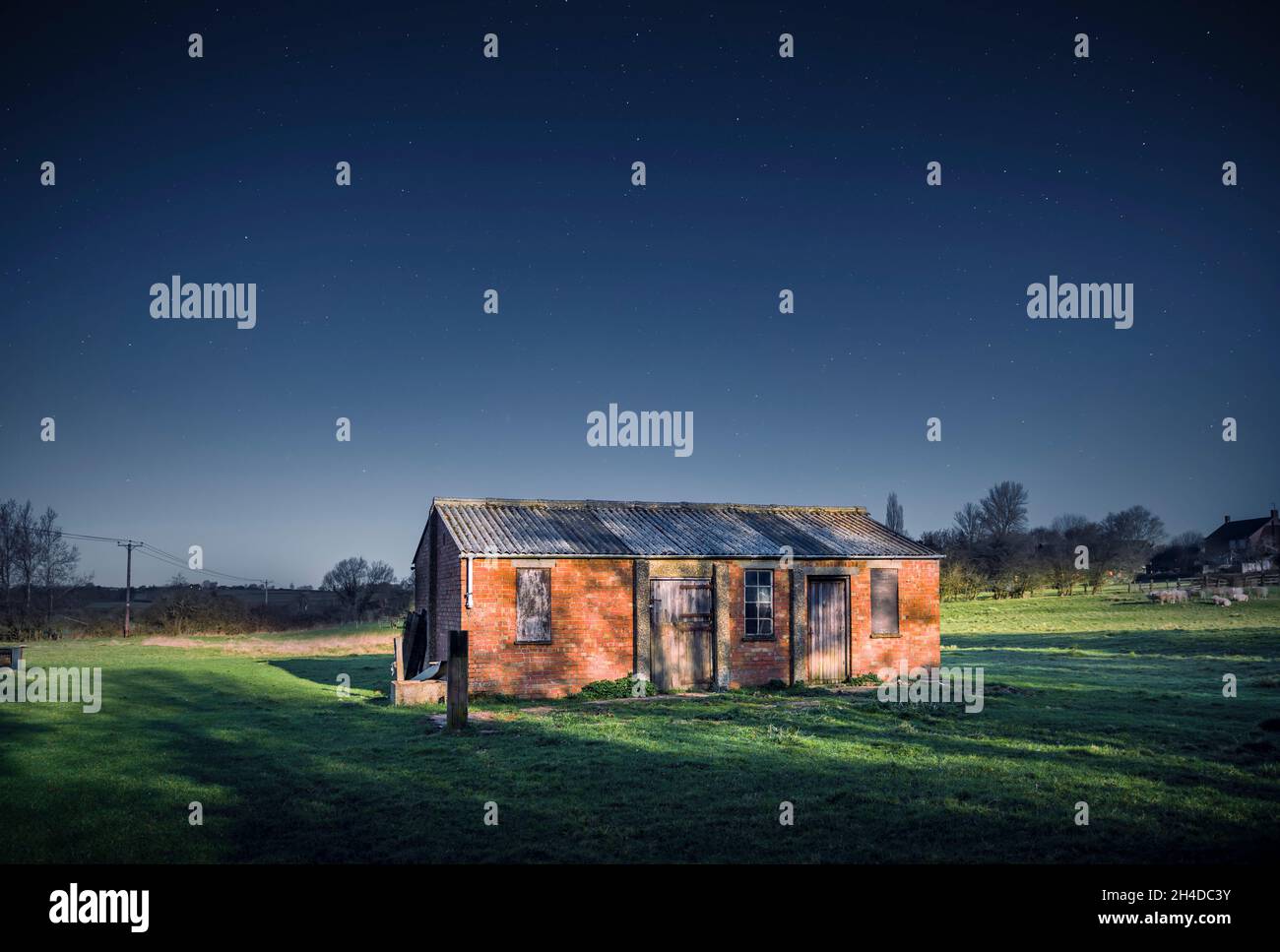 Night Old Country Barns Wall Art Barn In The Country Photo Behind