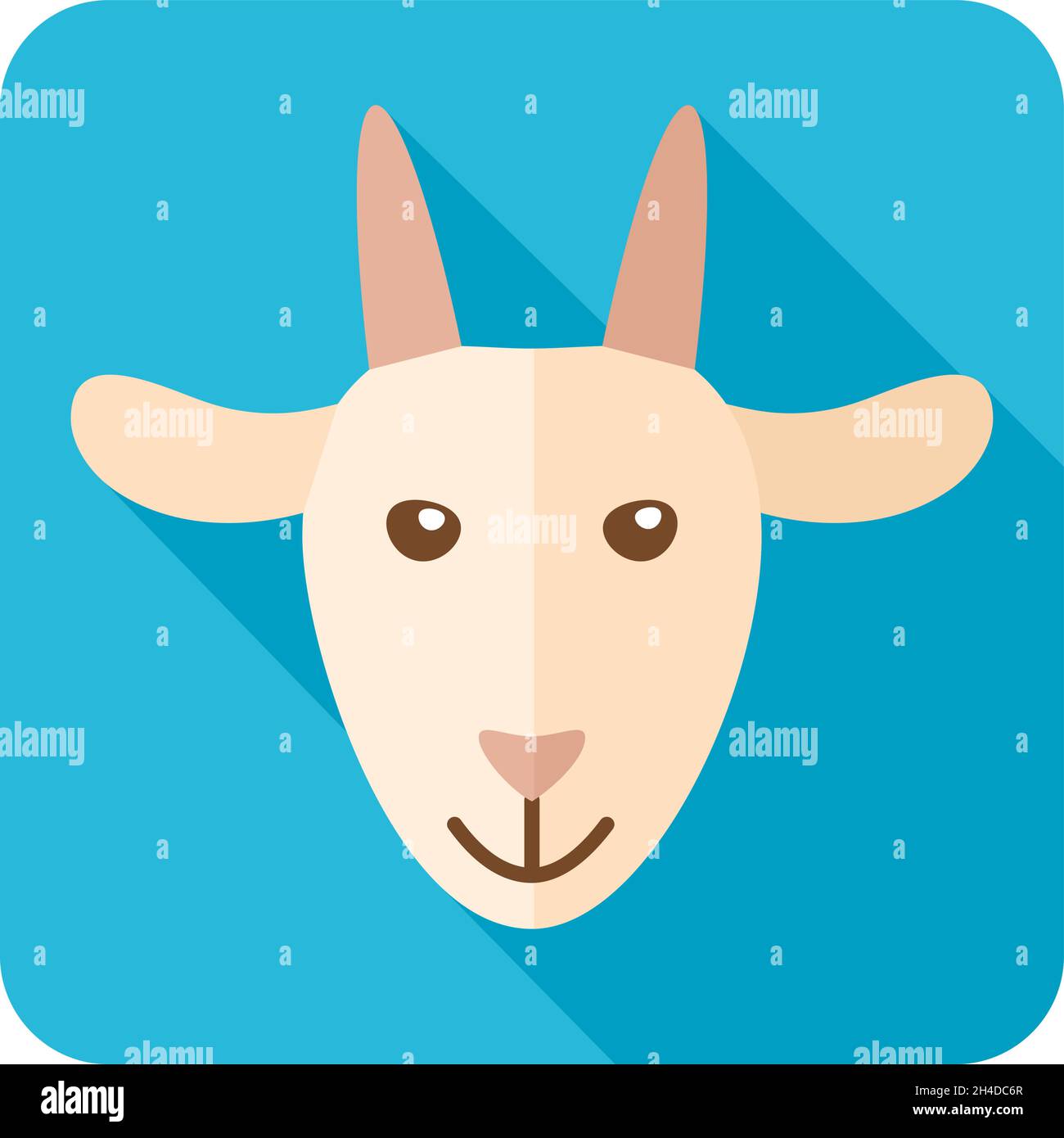 Shadow Farm Goat Stock Vector Images - Alamy