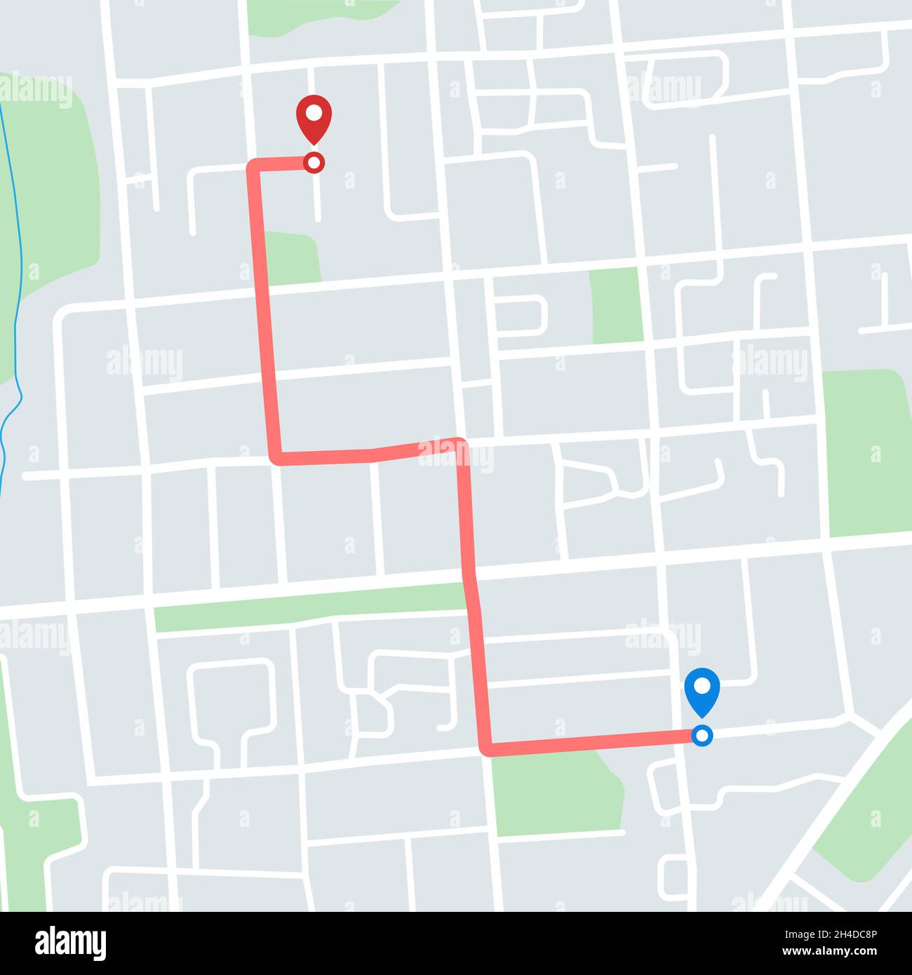 Map gps with pins background Stock Vector Image & Art - Alamy