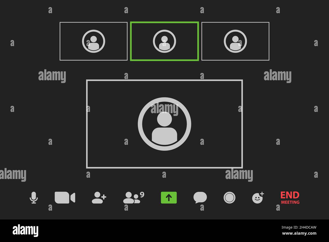 Chat room background Stock Vector Images - Alamy