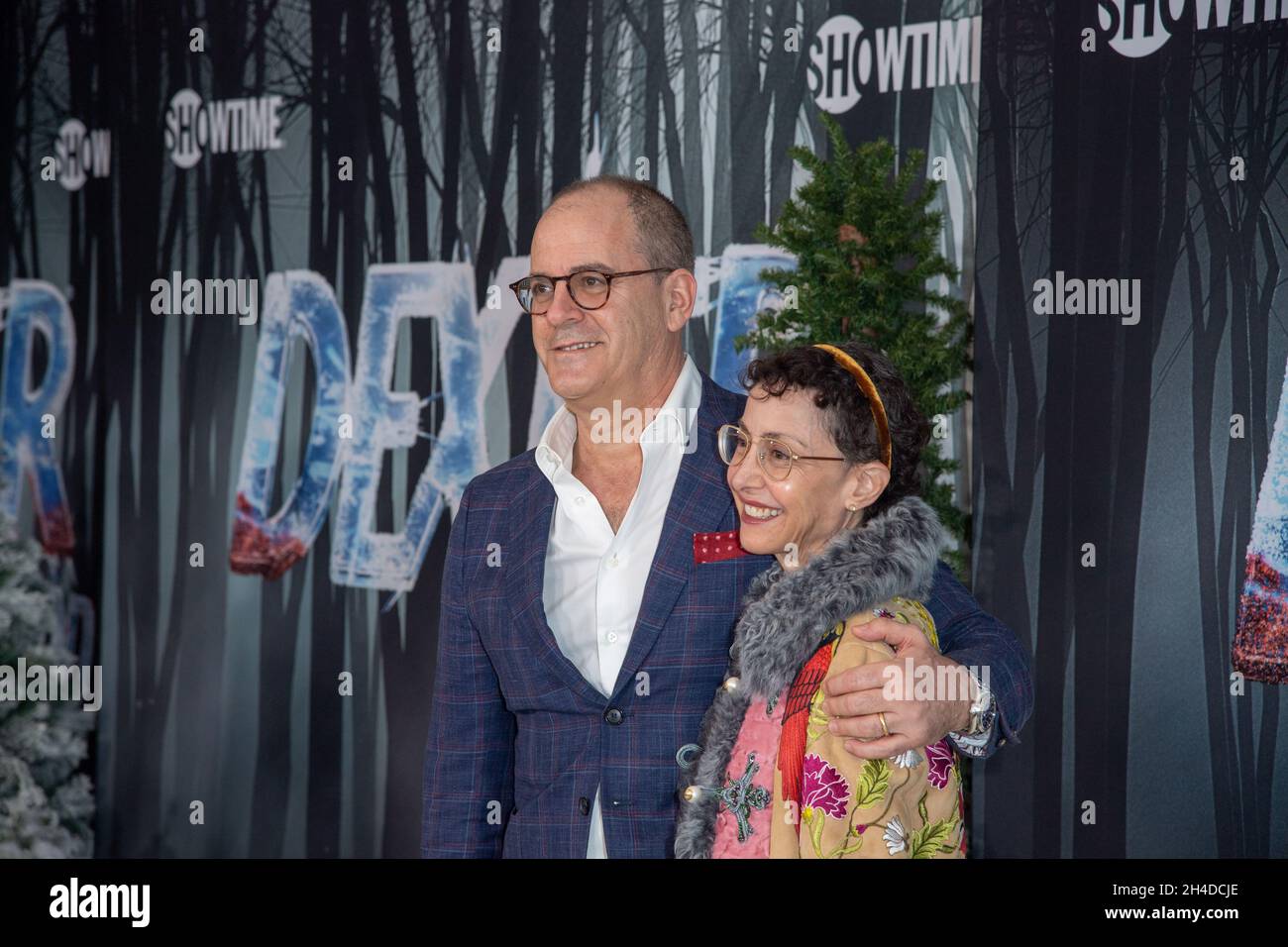 NEW YORK, NY - NOVEMBER 01: David Nevins and Andrea Blaugrund Nevins ...
