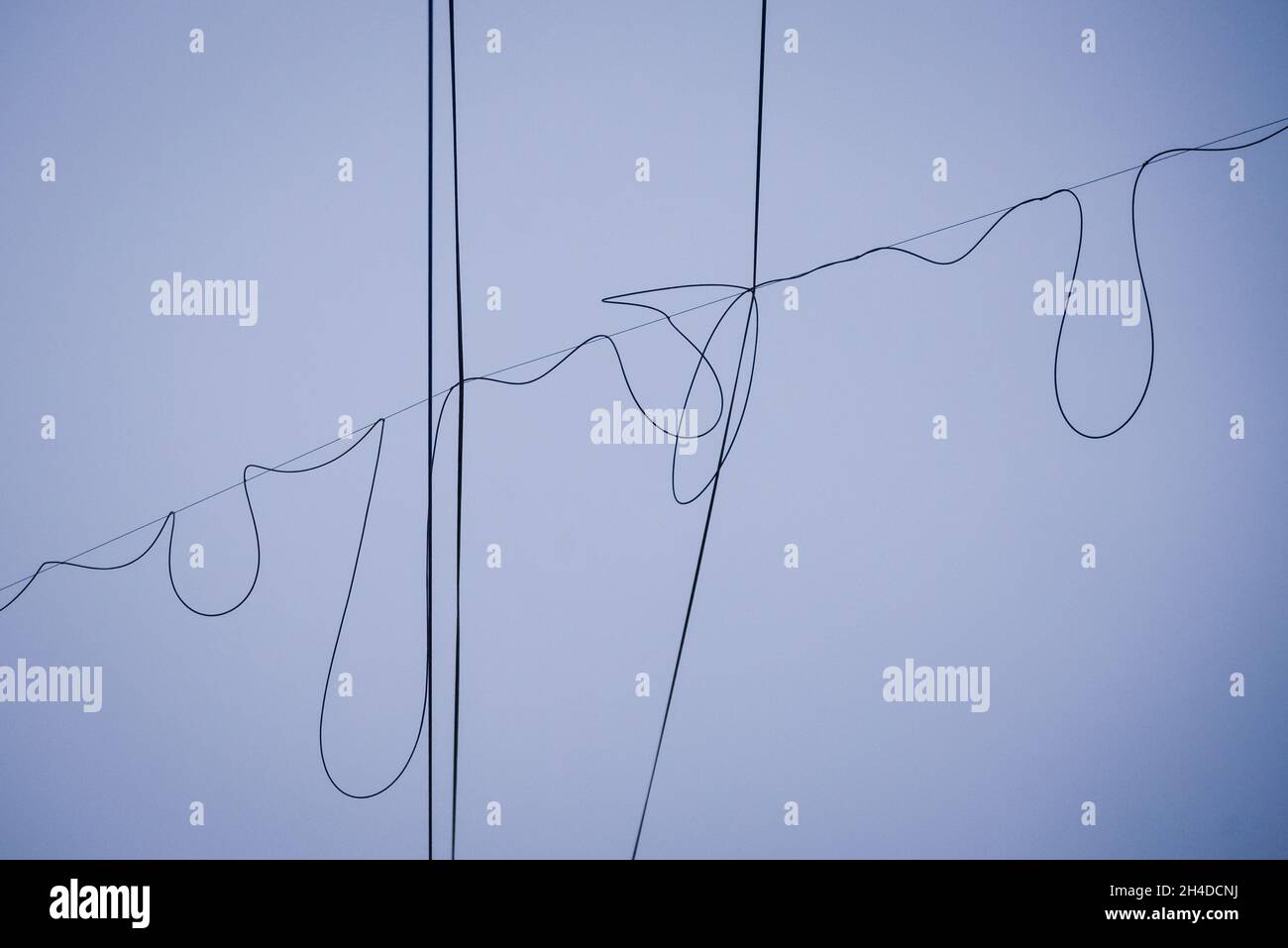 Cable connection in air hi-res stock photography and images - Alamy