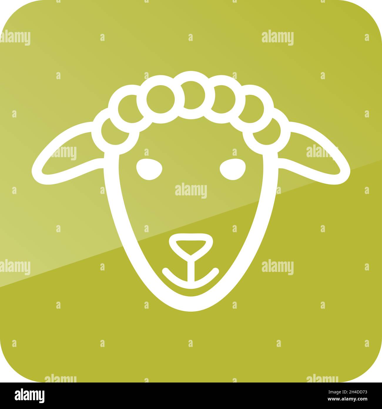 Sheep icon. Farm animal vector illustration, eps 10 Stock Vector Image ...