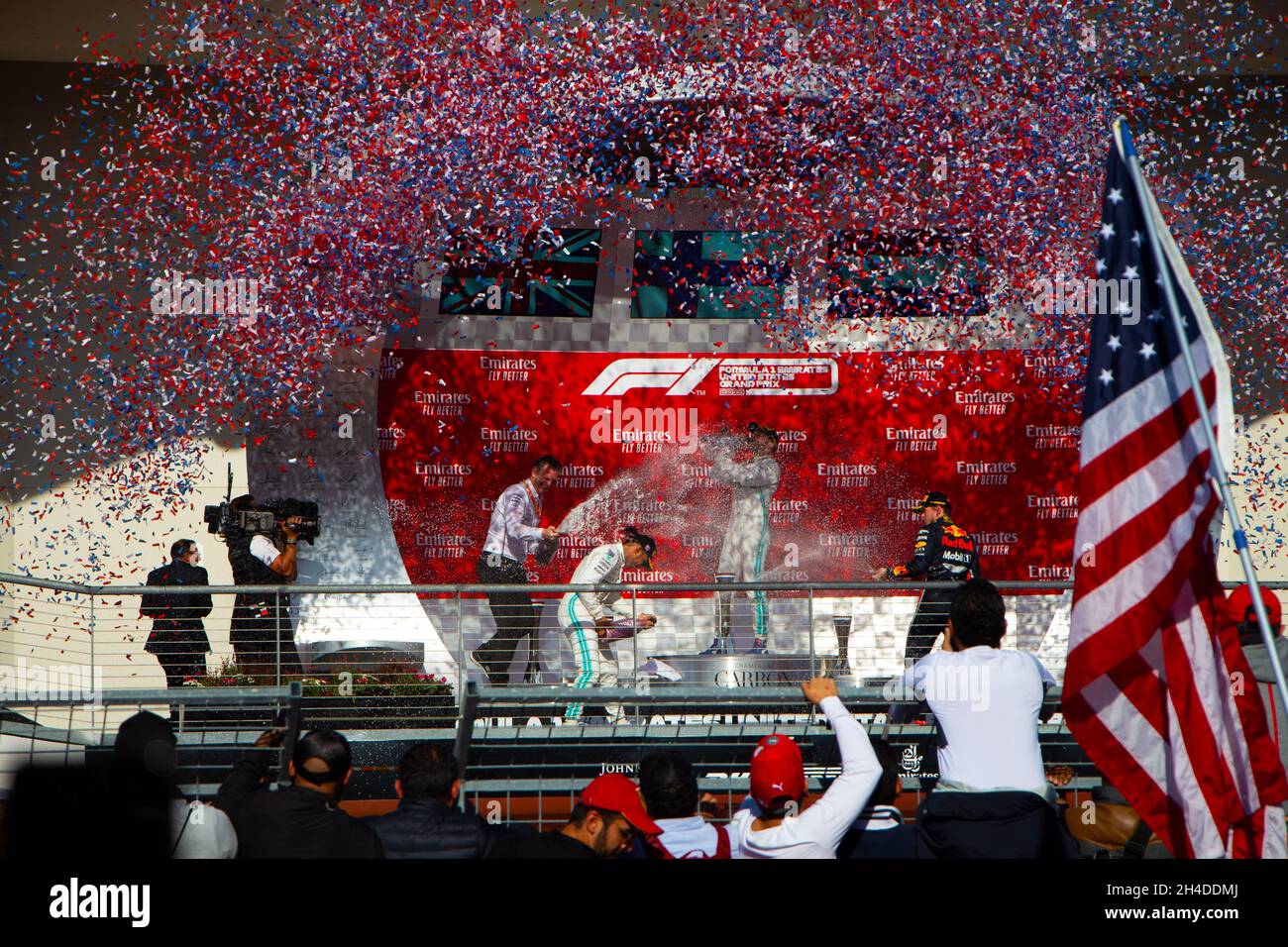 Lewis hamilton max verstappen 2019 hi-res stock photography and images ...