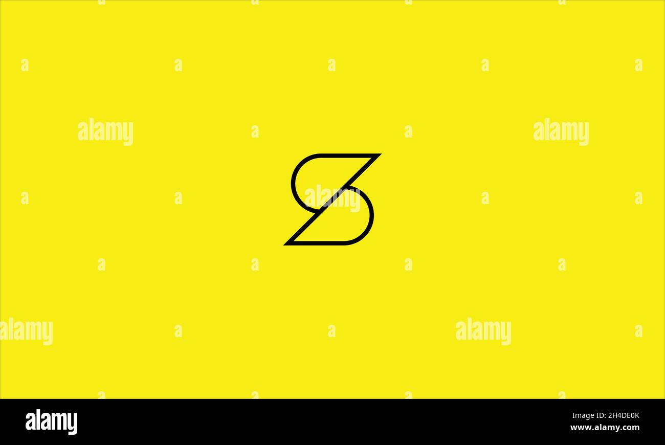 LETTER S LOGO DESIGN WITH NEGATIVE SPACE EFFECT FOR ILLUSTRATION USE Stock Vector Image & Art ...
