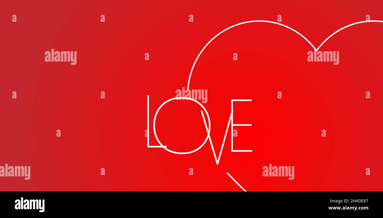 Continuous love Stock Vector Images - Alamy