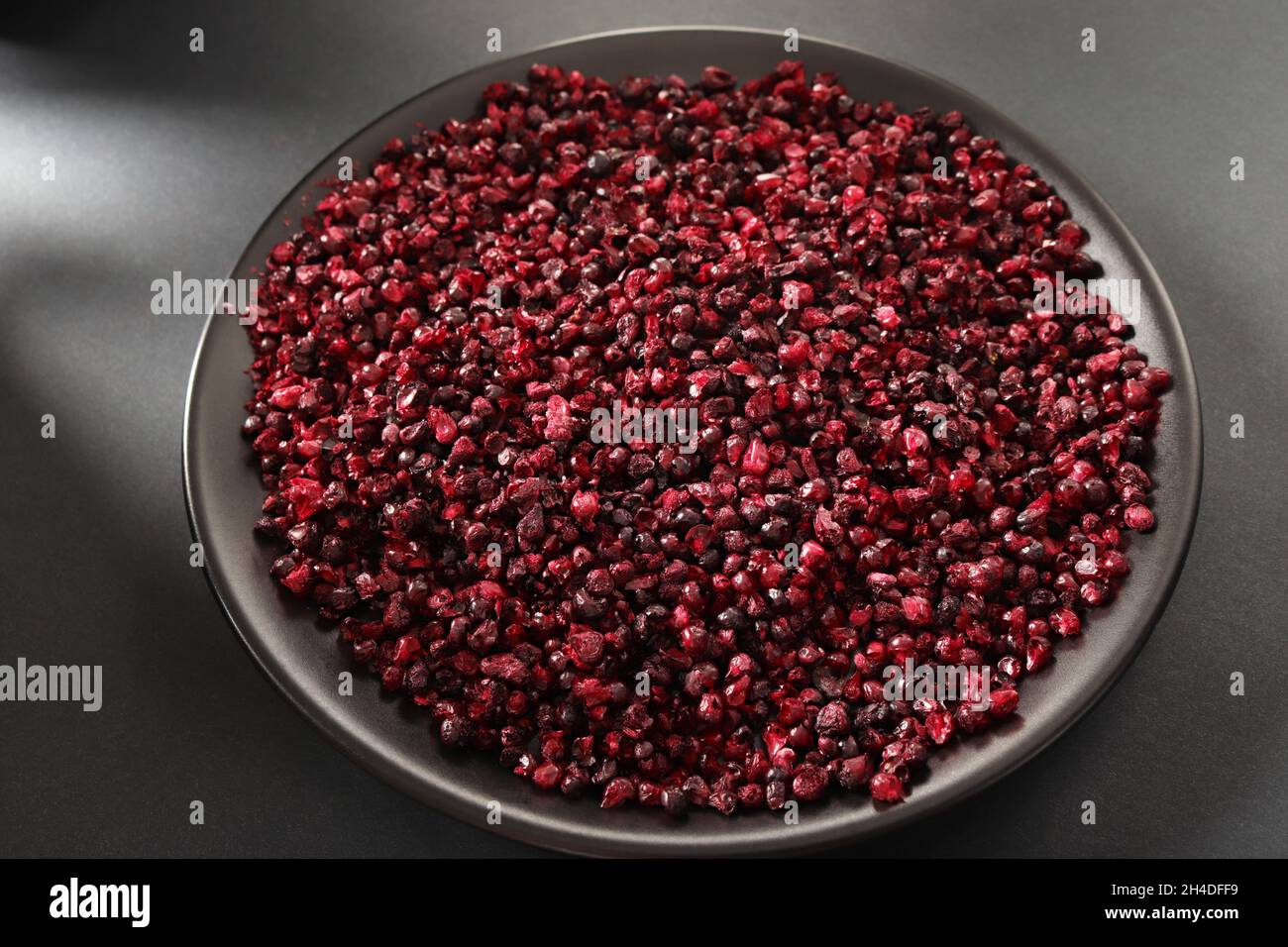 freeze dried granulated blackberry fruit Stock Photo - Alamy