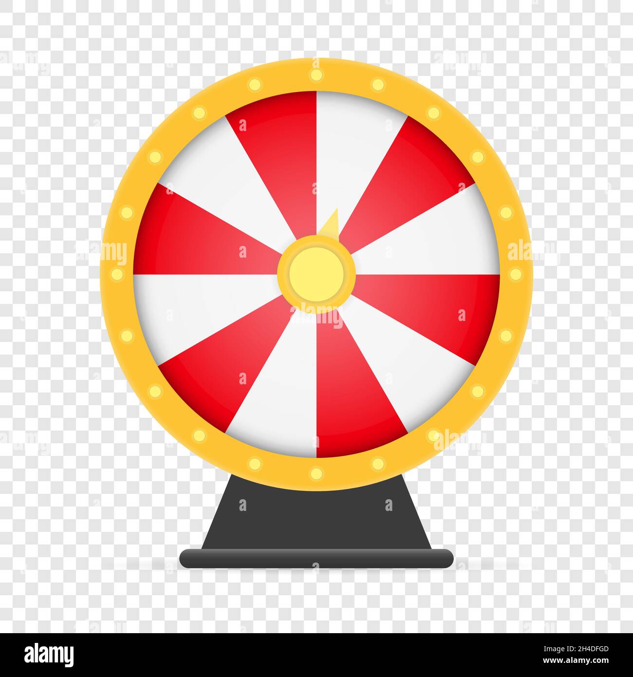 Fortune wheel lucky roulette isolated on white background Stock Vector ...