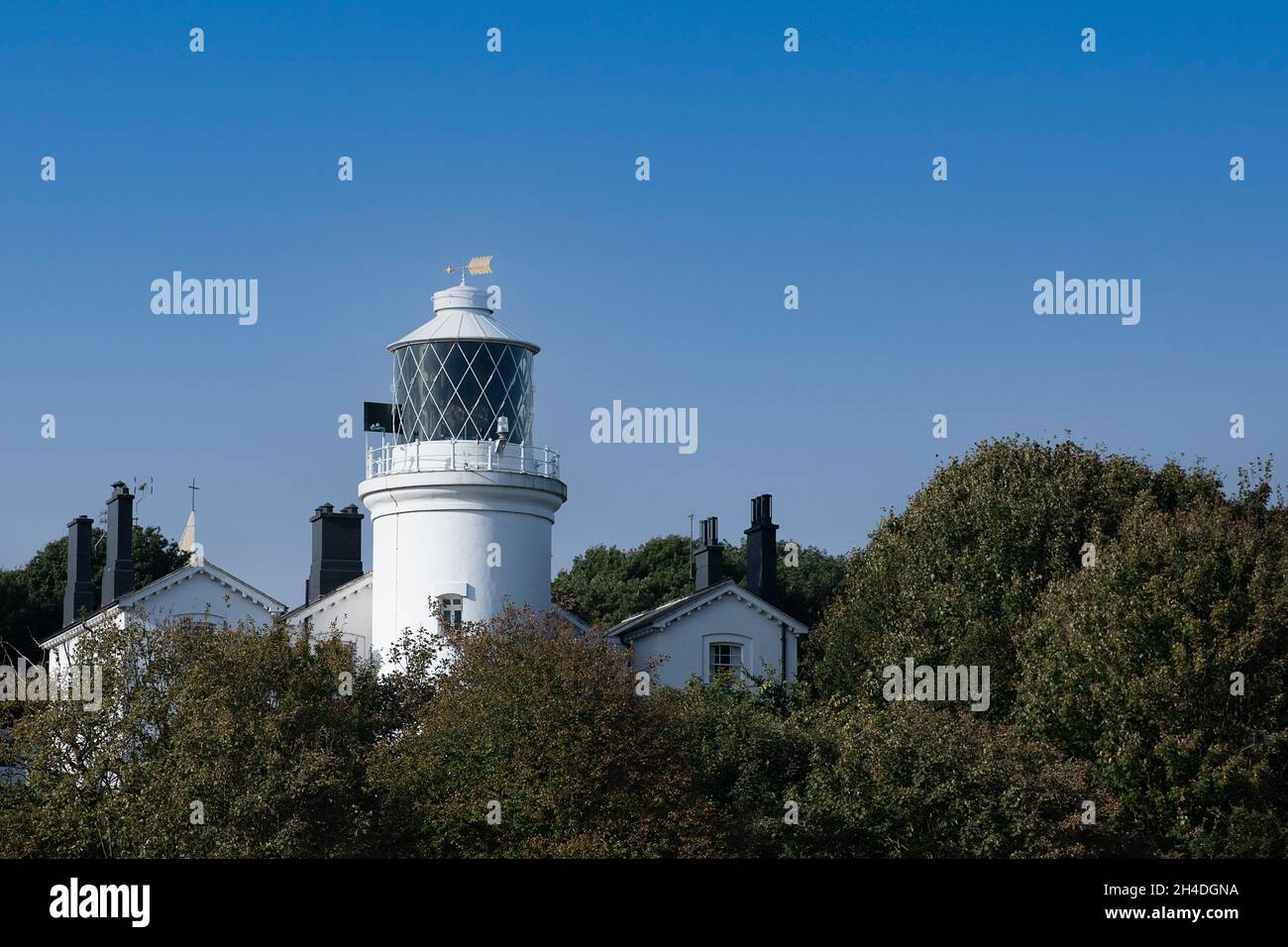 Lighthouse at Ness Point, Lowestoft, Suffolk Stock Photo - Alamy