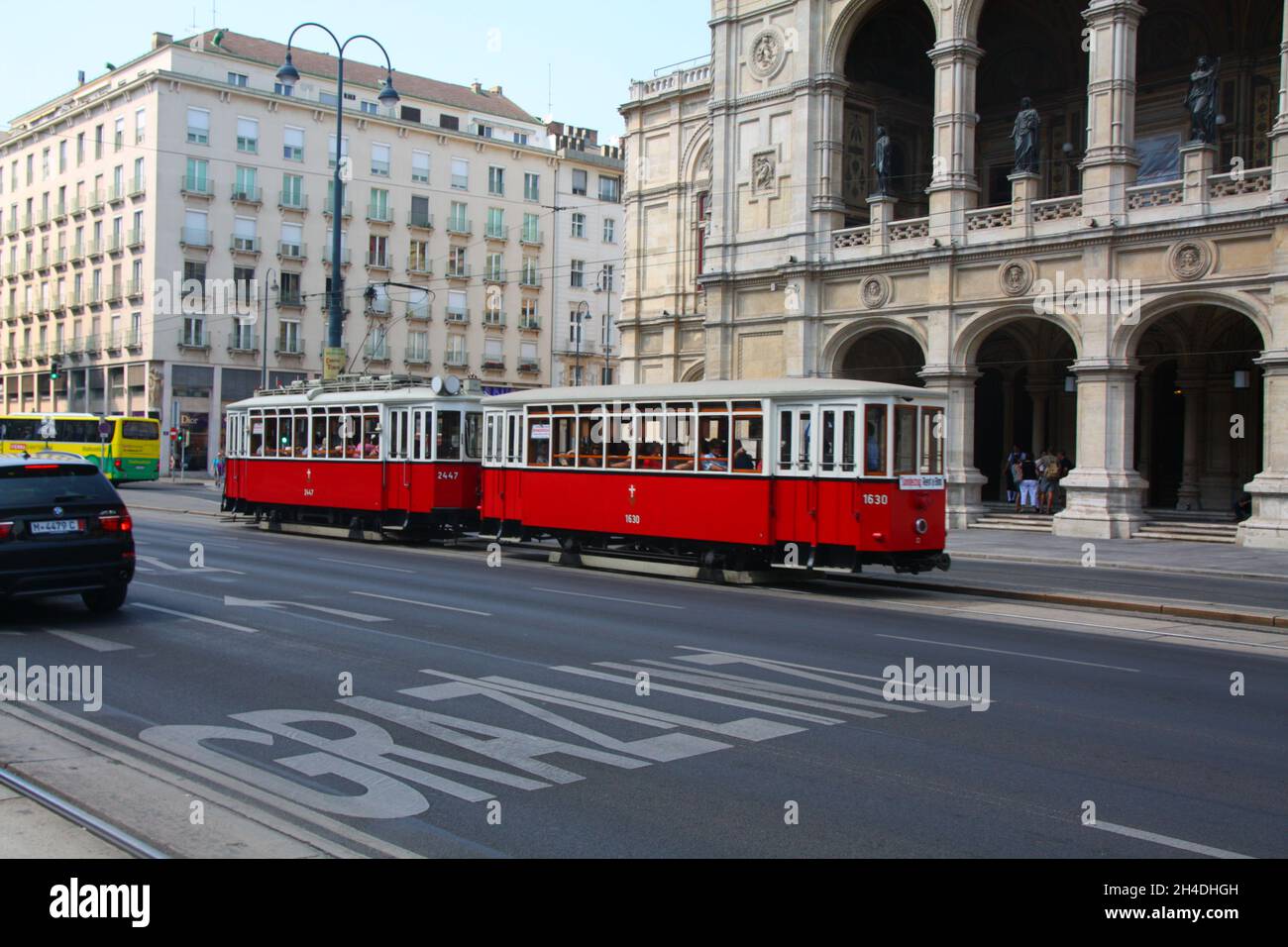 Carriage of tram in vienna hi-res stock photography and images - Alamy