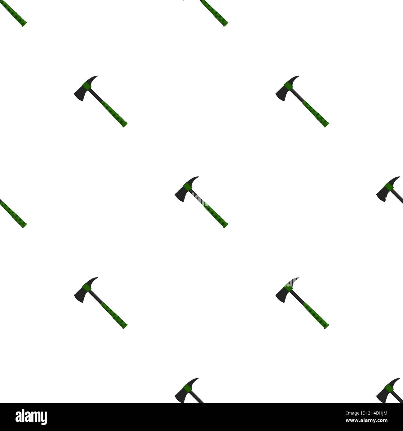 Illustration on theme pattern steel axes with wooden handle, metal ax ...