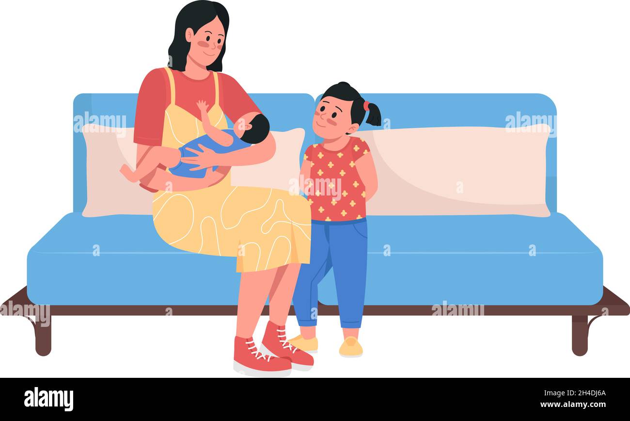 Mom baby love characters hi-res stock photography and images - Alamy