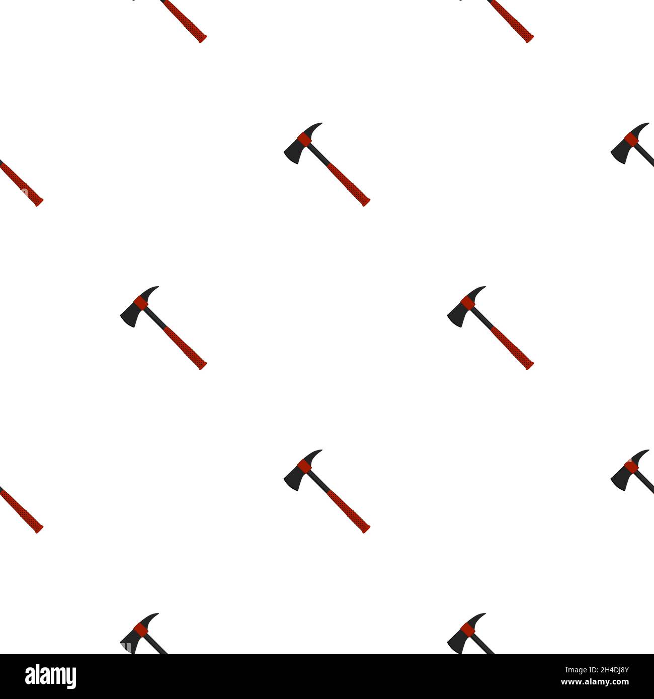 Illustration on theme pattern steel axes with wooden handle, metal ax ...