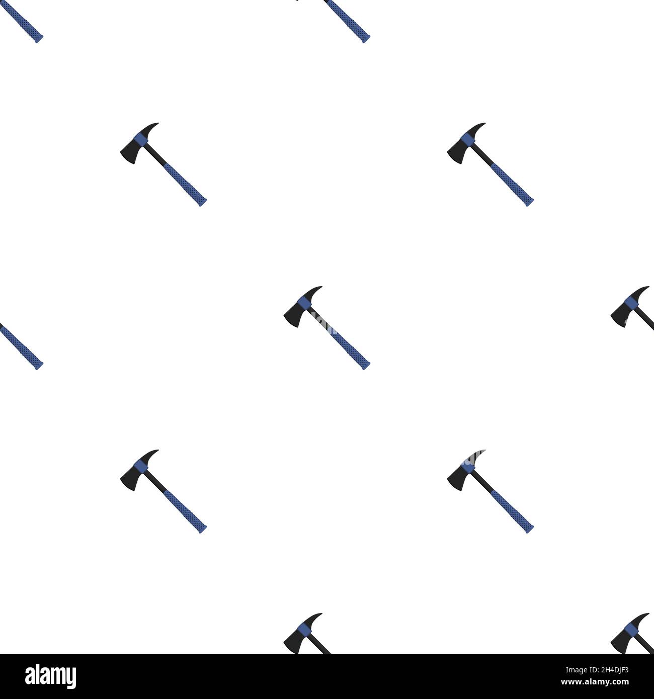 Illustration on theme pattern steel axes with wooden handle, metal ax ...