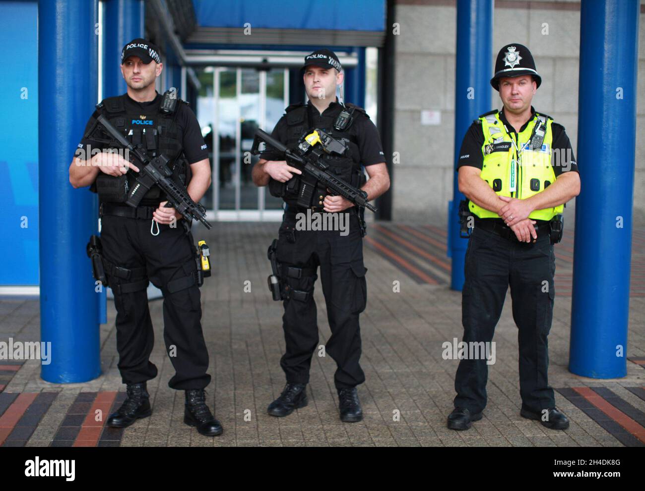 Police officers during the Conservative Party Conference 2014, at The ...
