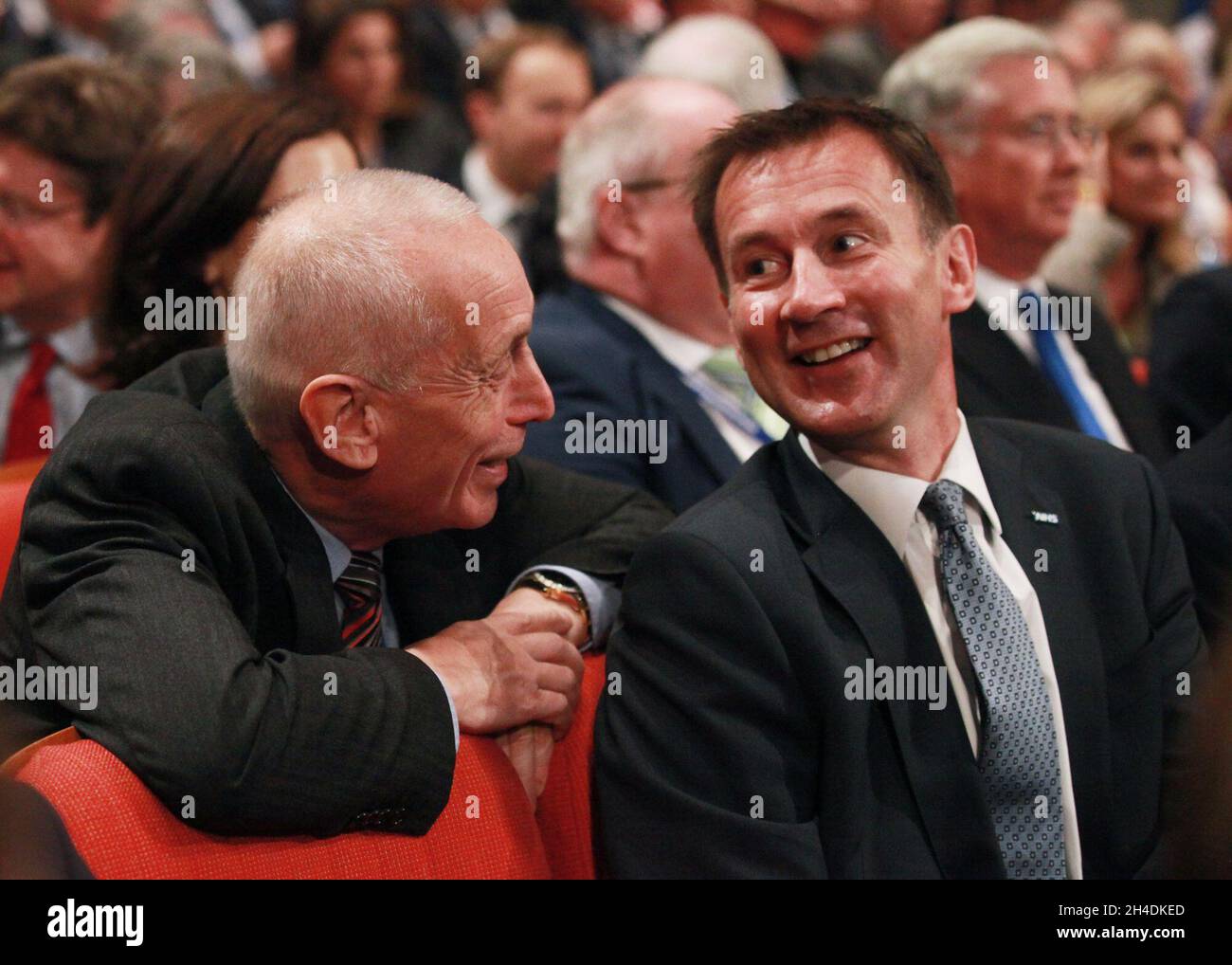 Jeremy Hunt during his keynote speech to delegates at the Conservative ...