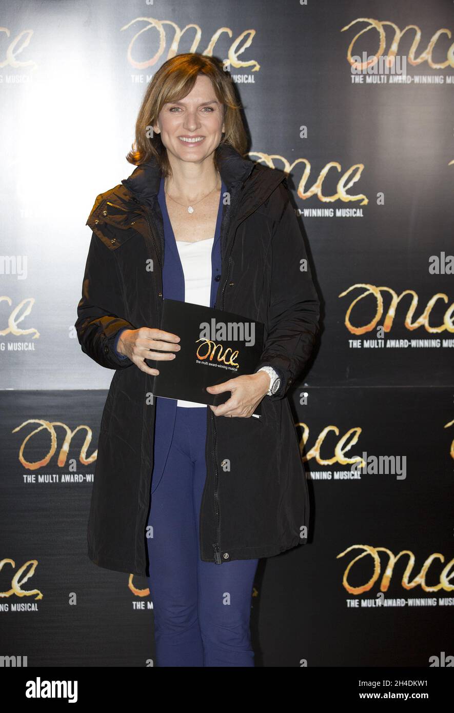 Journalist Fiona Bruce attends the opening night of Ronan Keating ...