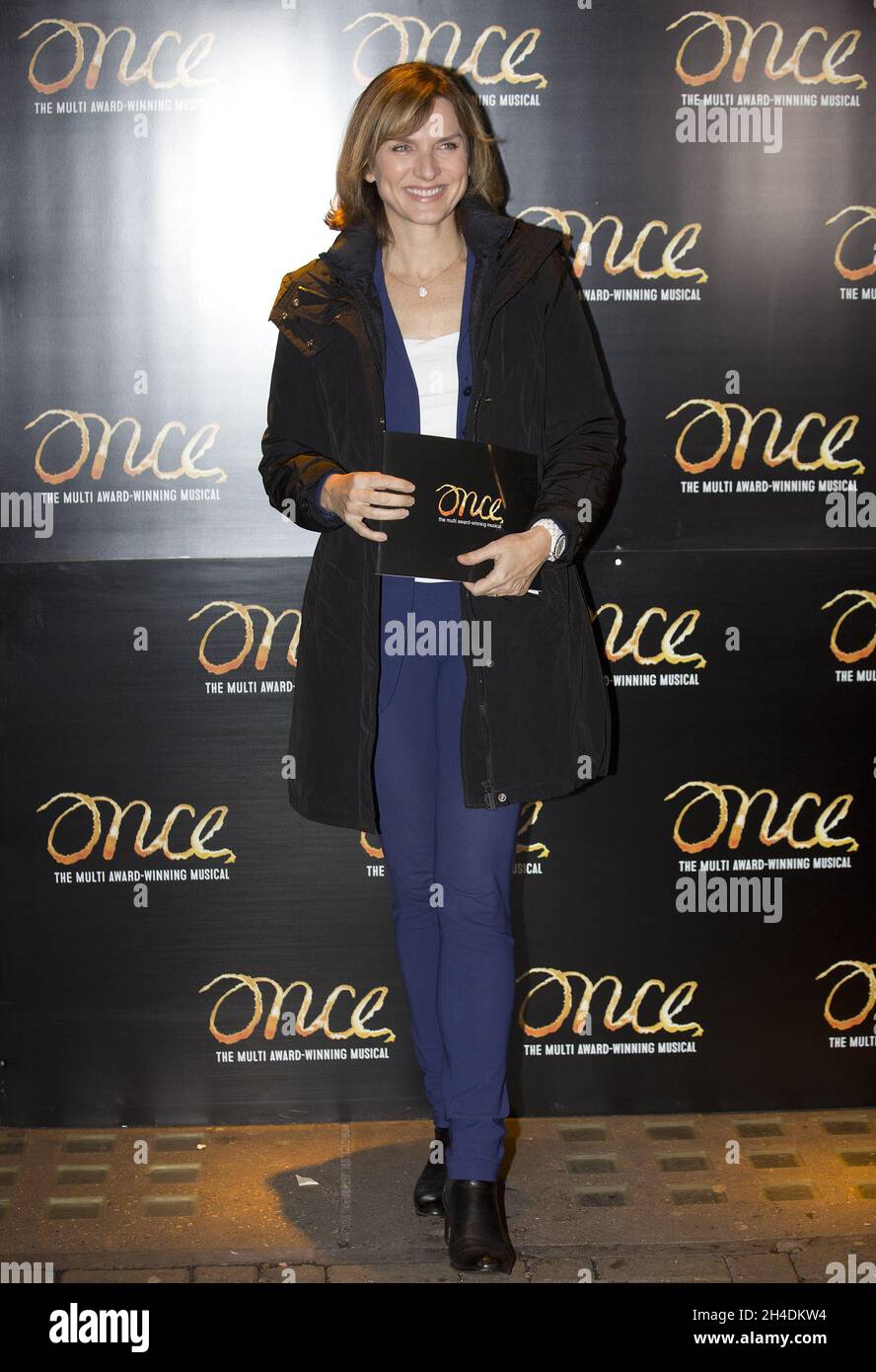 Journalist Fiona Bruce attends the opening night of Ronan Keating ...