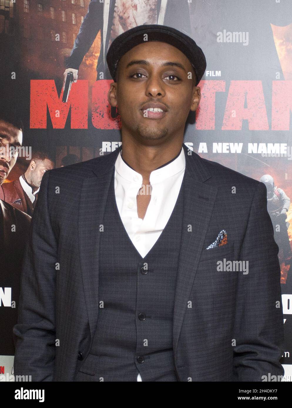 Film director Mo Ali, right, attends the gala screening of Montana at ...