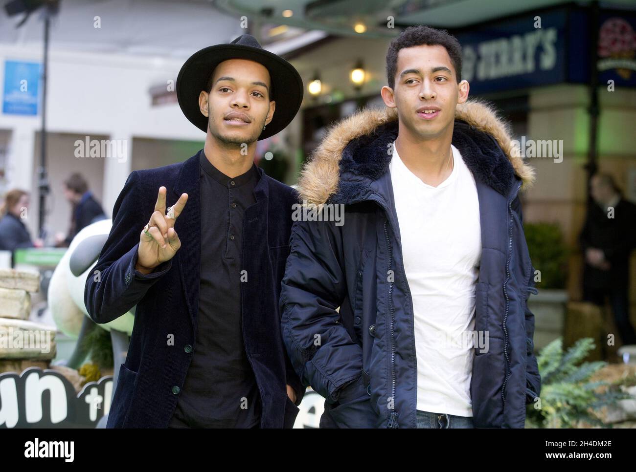 Harley Alexander-Sule (left) and Jordan Stephens of Rizzle Kicks attend ...