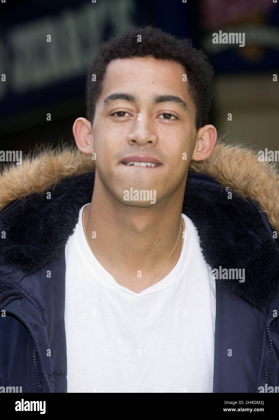 Jordan Stephens of Rizzle Kicks attends the European premiere of Shaun ...