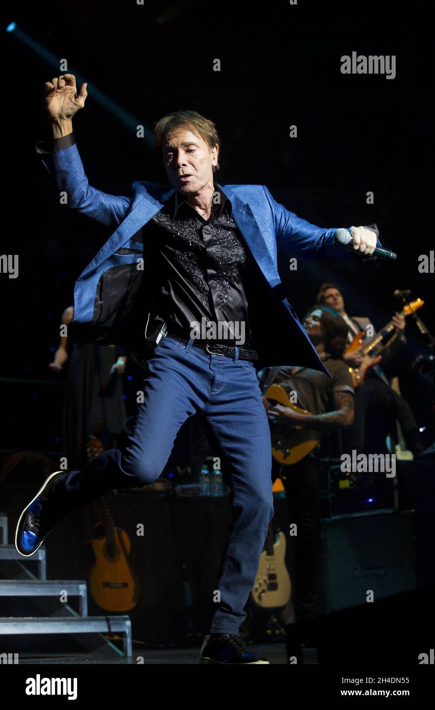 Sir Cliff Richard performs in concert at the Royal Albert Hall in ...