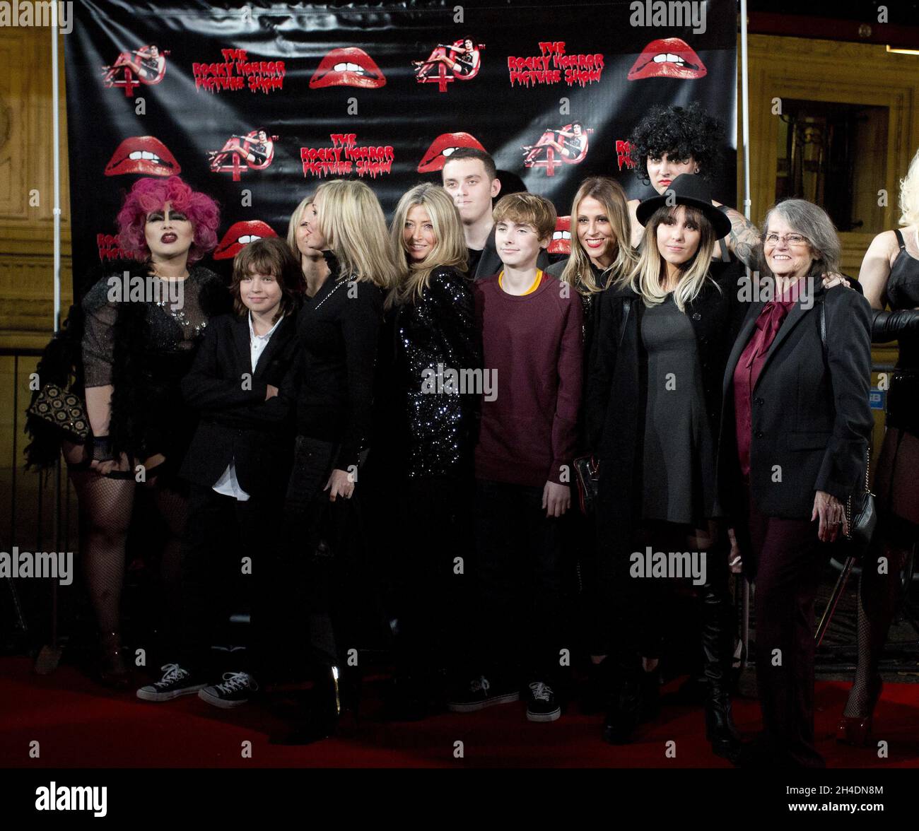 Natalie (third from right) and Nicole Appleton, centre, attend the The ...