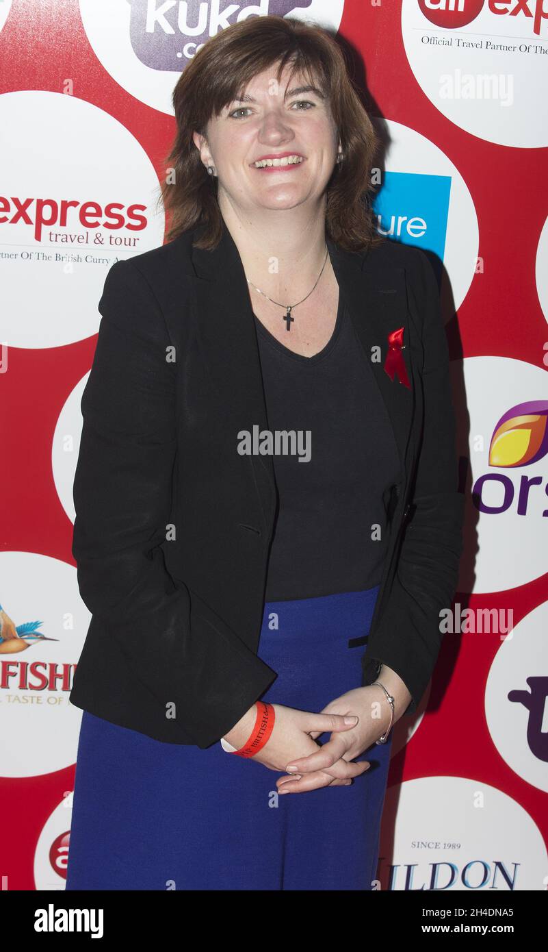 Nicky Morgan MP attending the 11th Annual British Curry Awards at ...