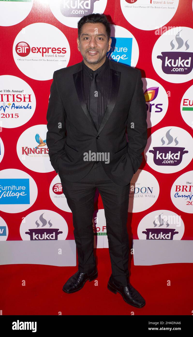 Nitin Chandra Ganatra attending the 11th Annual British Curry Awards at Battersea Evolution ...
