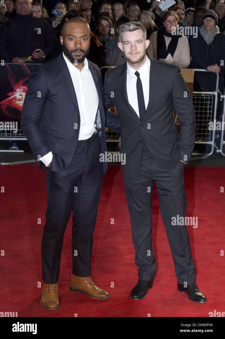 (L-R) The Pass main actors Arinze Kene and Russell Tovey attend the ...