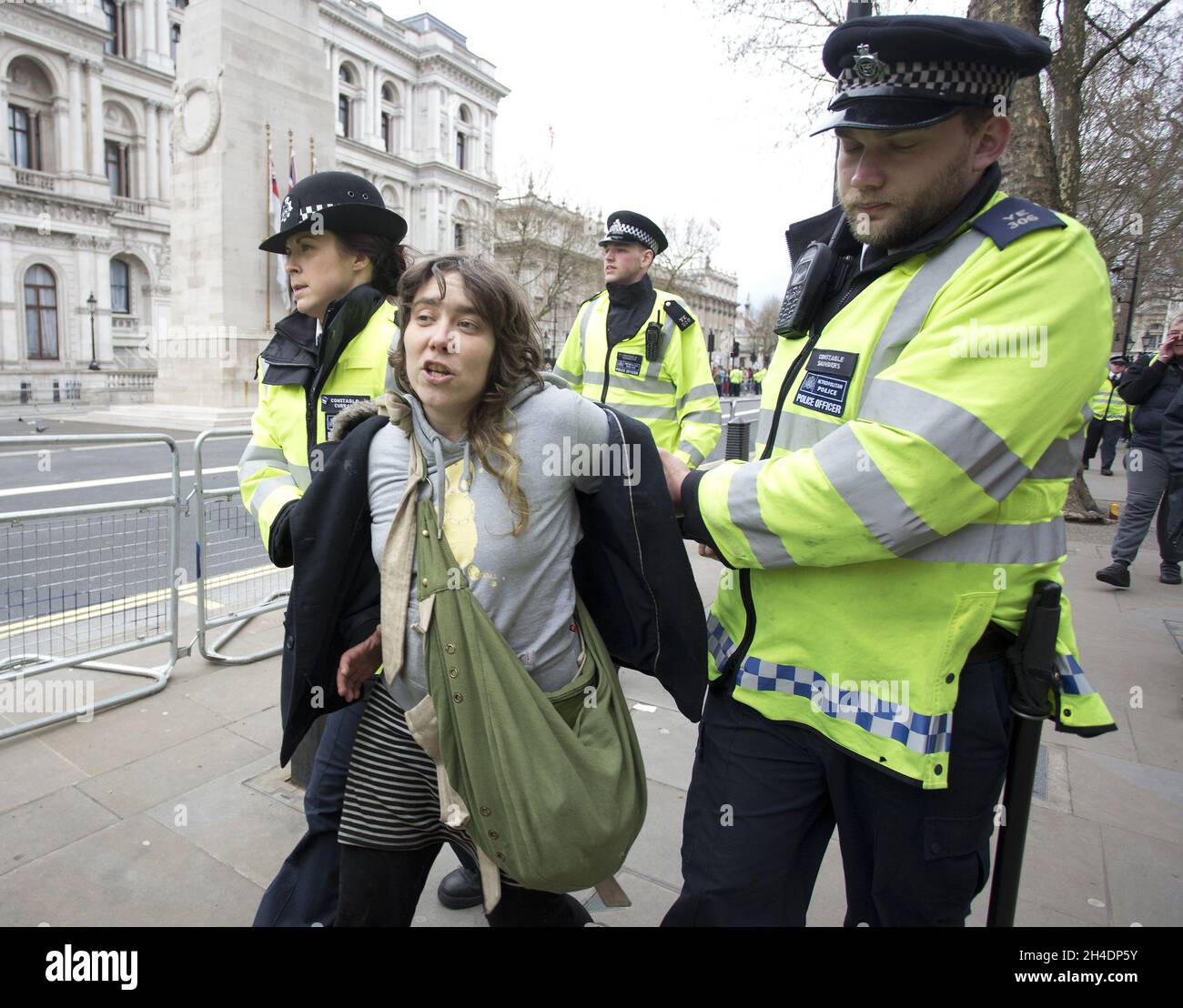 Is arrested by police officers hi-res stock photography and images - Alamy