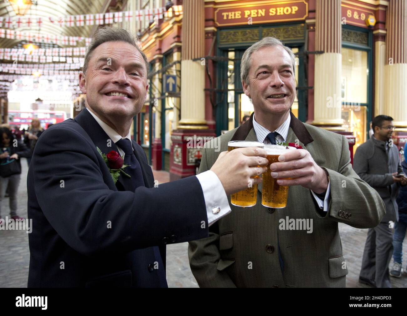 UKIP Leader Nigel Farage and UKIP London Mayoral Candidate Peter ...