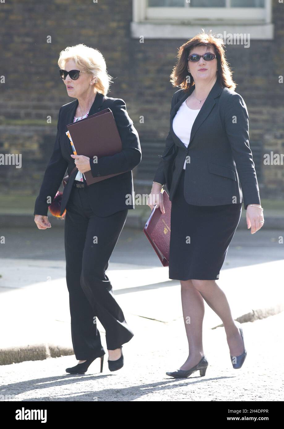 Minister for Small Business Anna Soubry, right, and Education Secretary ...