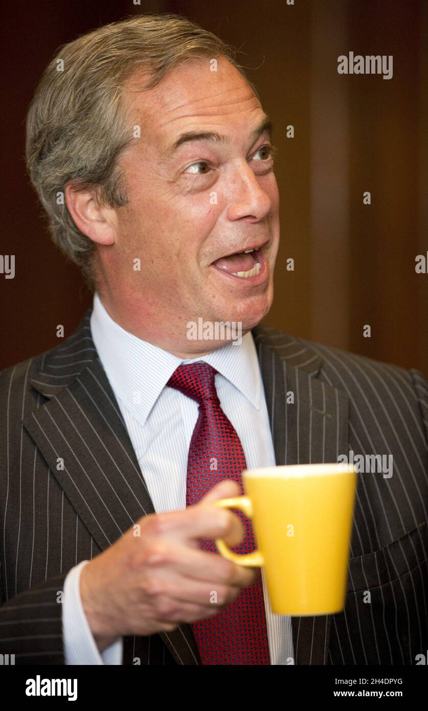 Farage laughing hi-res stock photography and images - Alamy