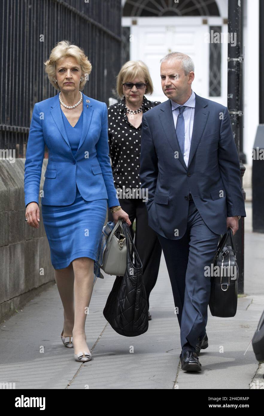 Ocado boss Tim Steiner, 46, arrives with top divorce lawyer Fiona ...