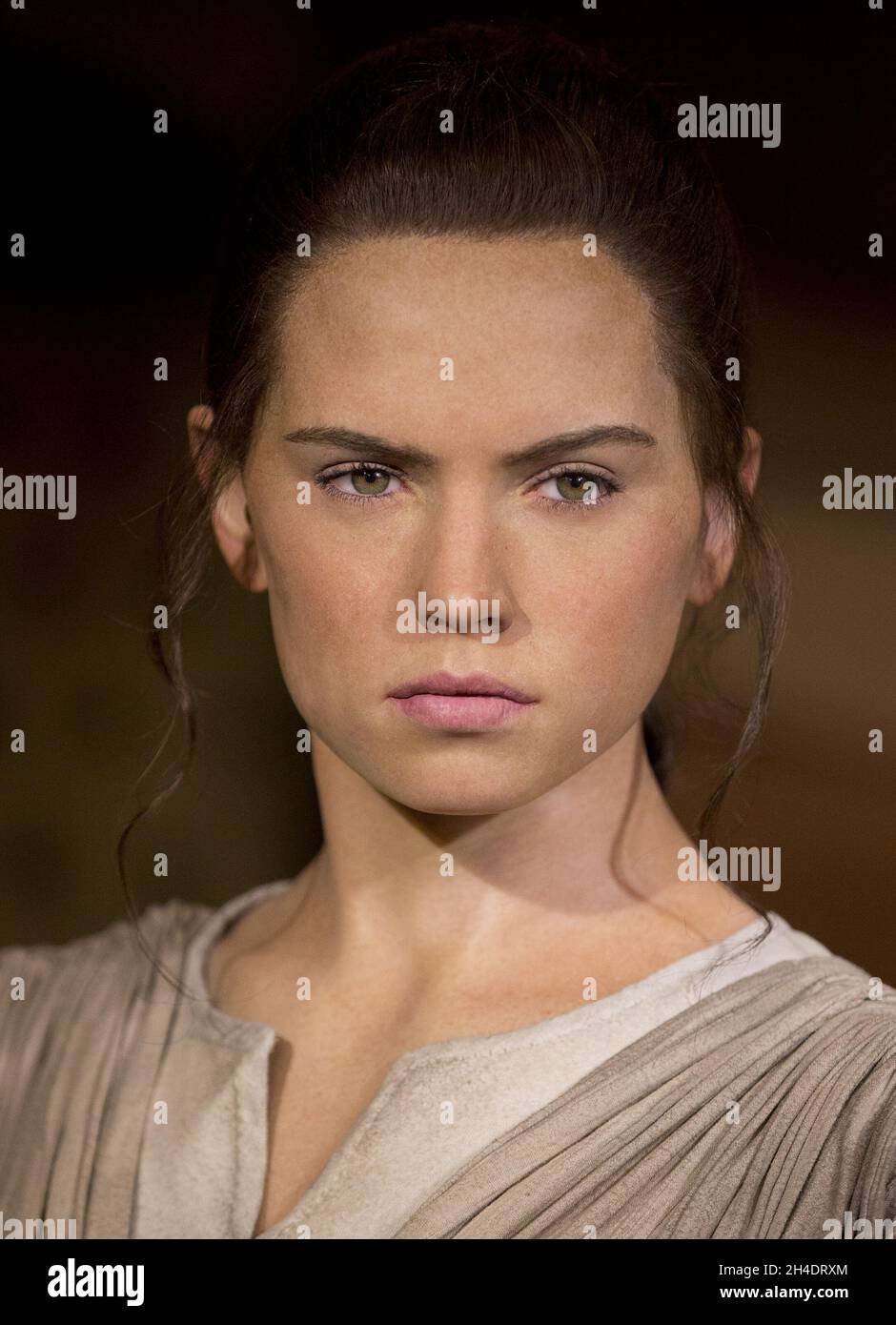 Daisy Ridley's new wax figure, as Rey in Star Wars: The Force Awakens ...