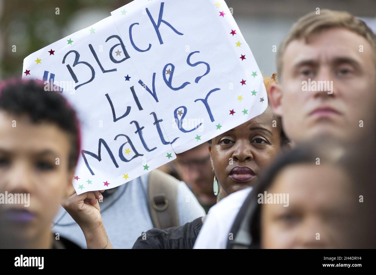 Activists from Black Lives Matter movement demonstrate in Altab Ali ...