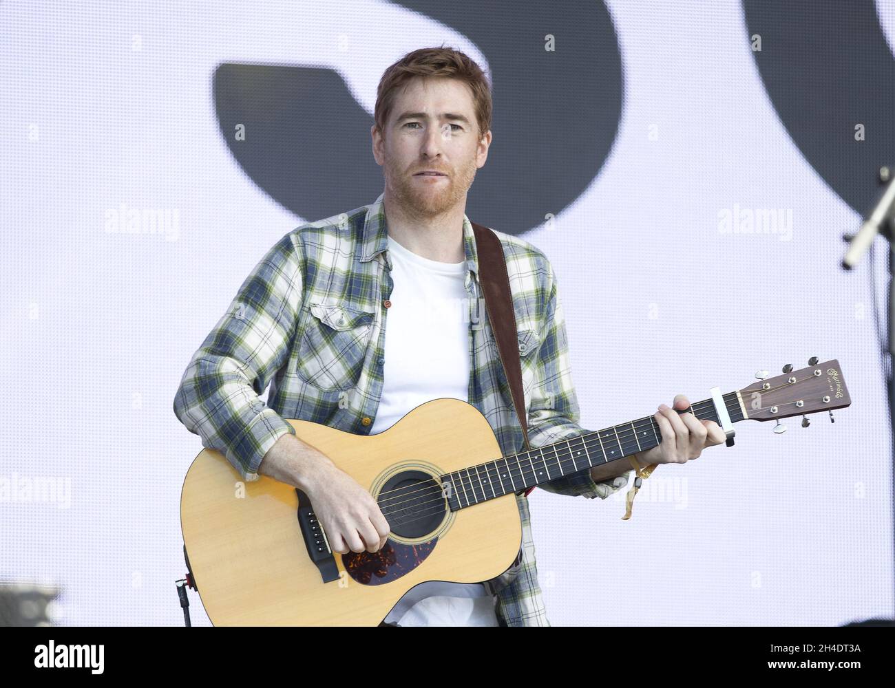 Jamie Lawson plays on the Land of Saints stage of Boardmasters Festival ...