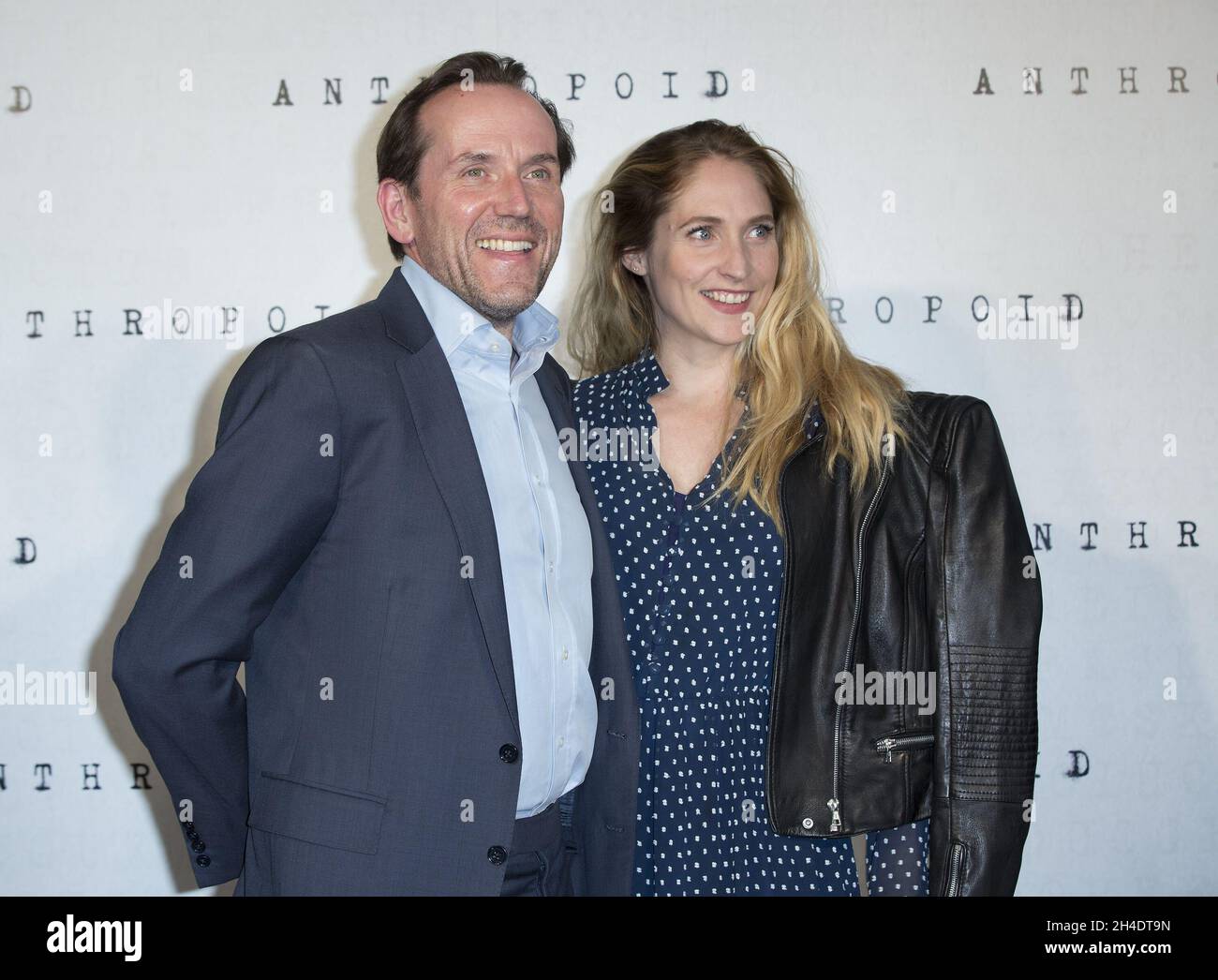 Rafe and Elize Spall attend the UK premiere of ANTHROPOID at BFI ...