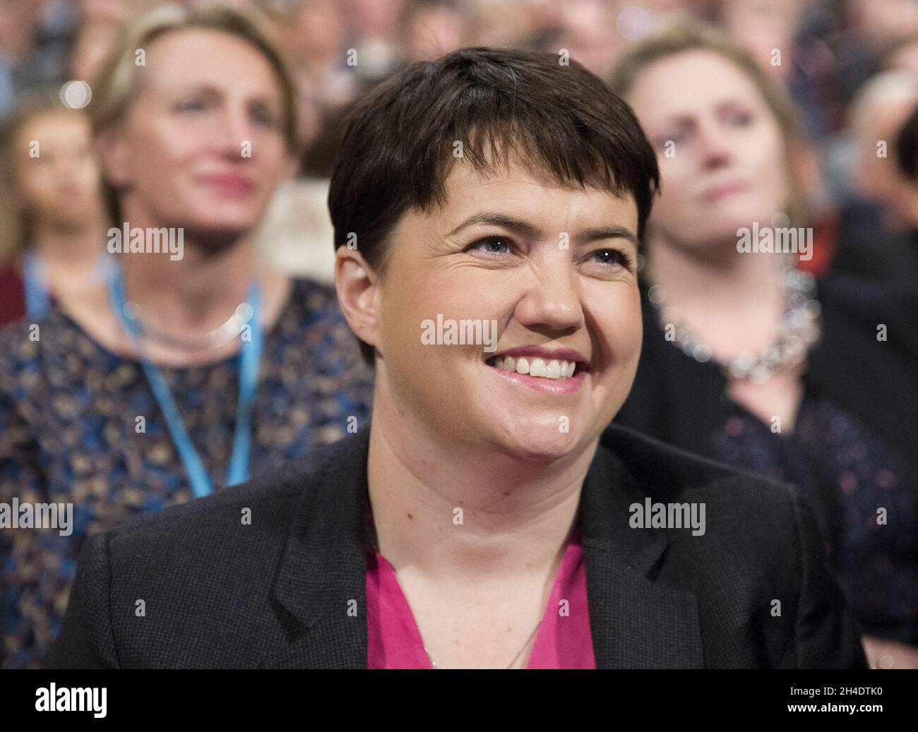 Scottish conservative leader ruth davidson centre hi-res stock ...