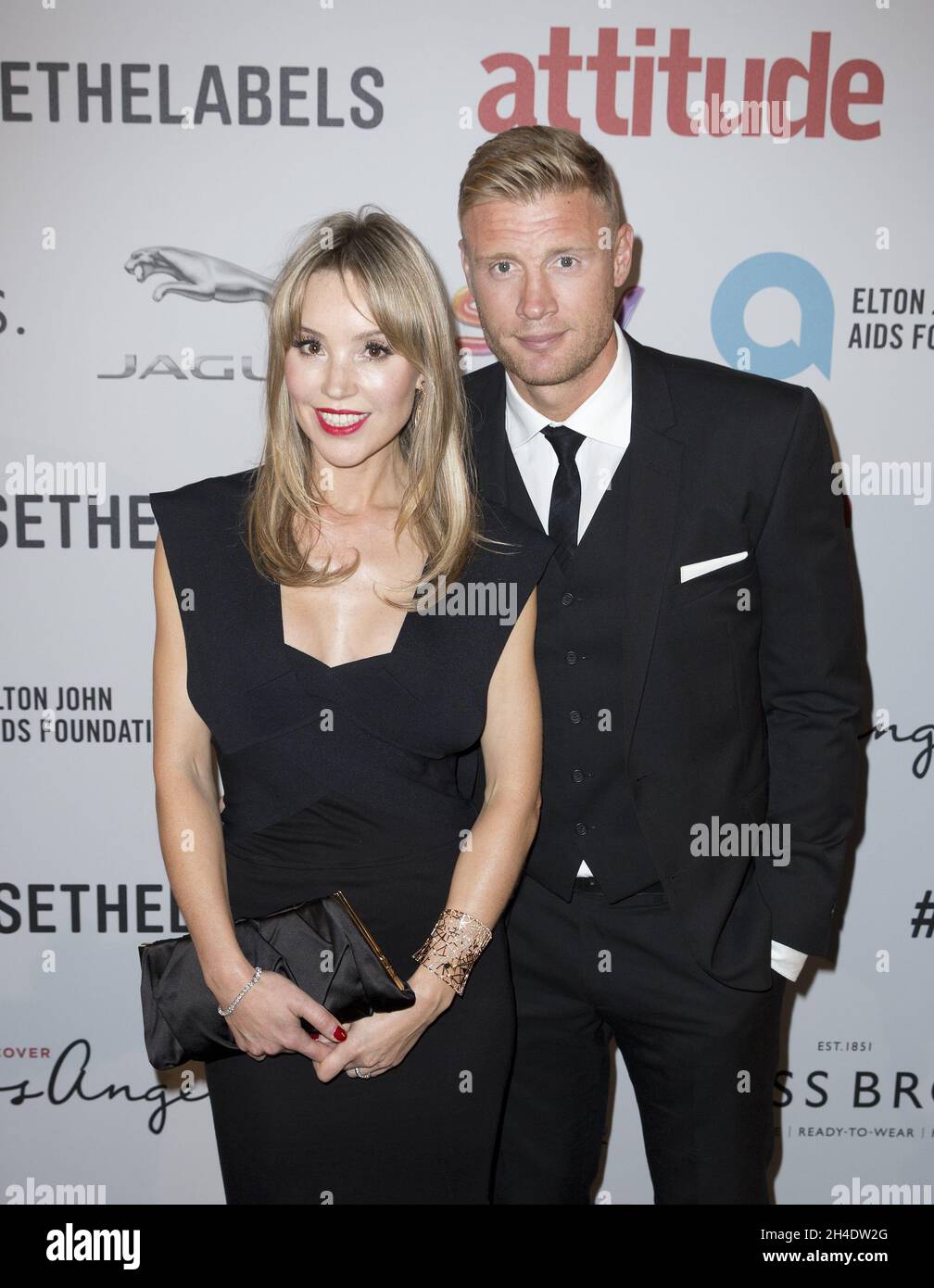 (L-R) Rachael Wools Flintoff and Andrew 'Freddie' Flintoff attend the ...