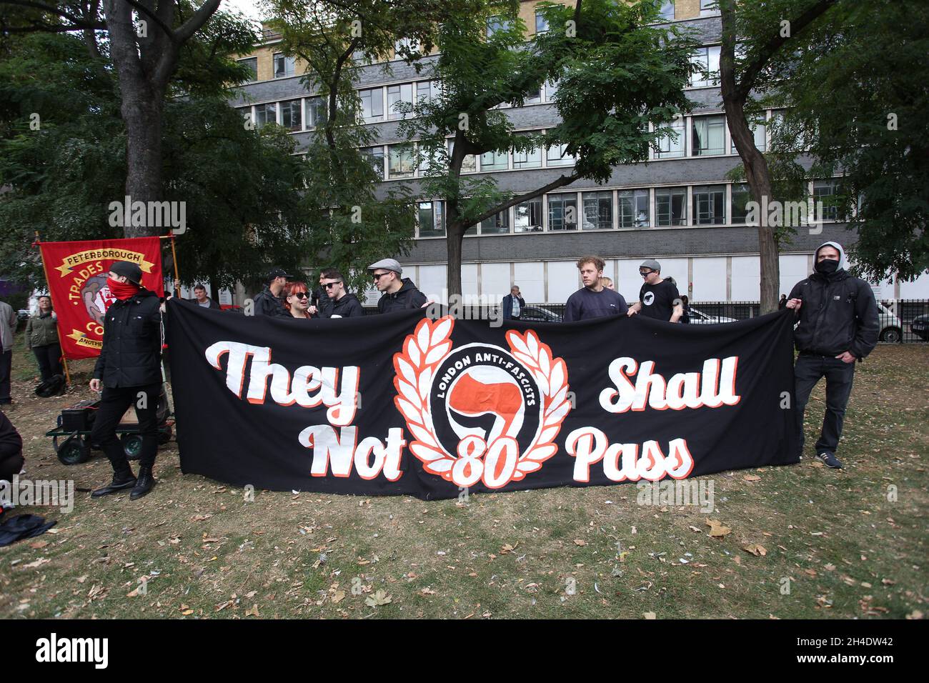 Activists from across the UK gather at Altab Ali Park to commemorate ...