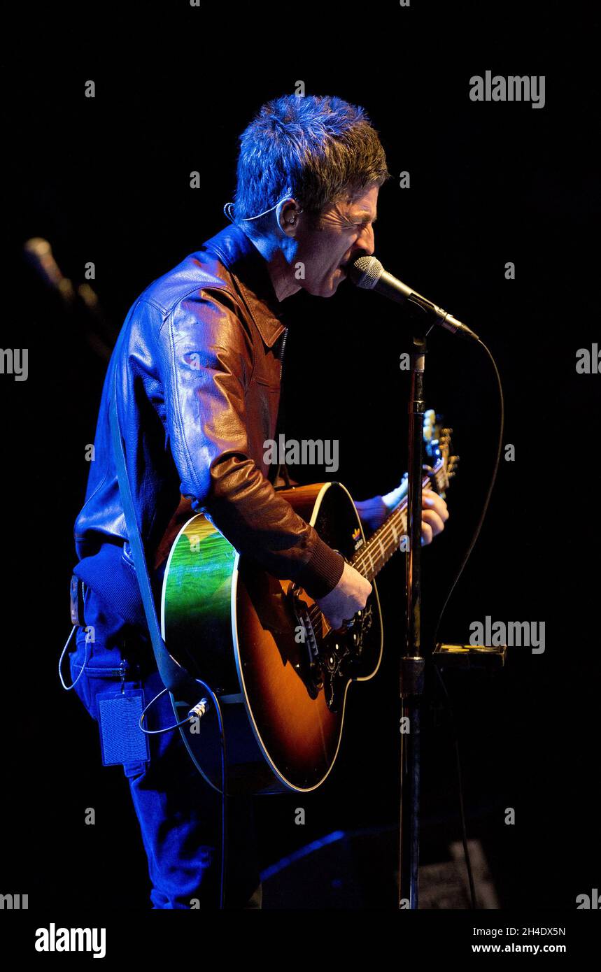 British singer Noel Gallagher performs for Teenage Cancer Trust at the ...